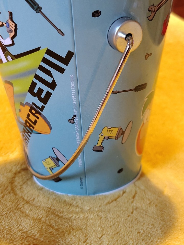 Phineas And Ferb Tin Pail Disney Perry the Platypus Dr. Heinz ...