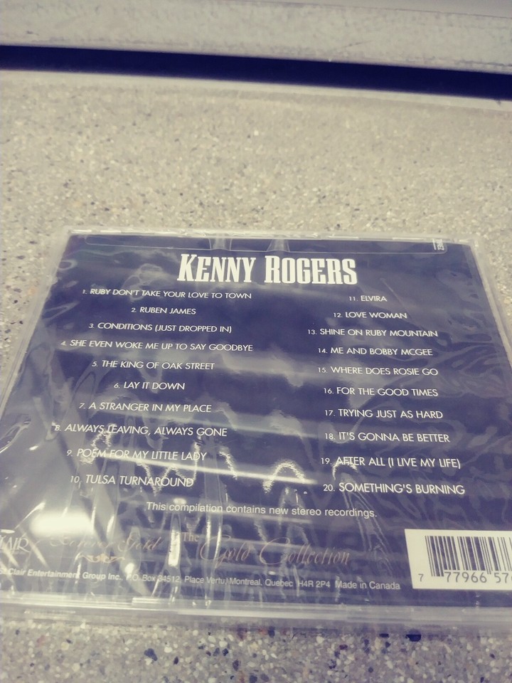 Kenny Rogers : Gold Collection Country CD - NEW/SEALED - RARE 20 SONGS ...