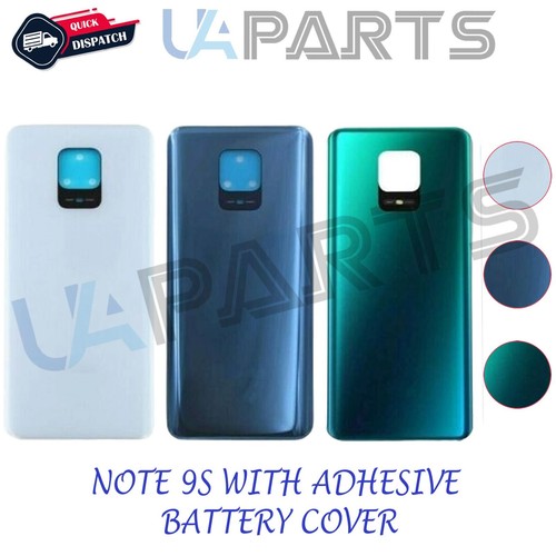 For XIAOMI REDMI NOTE 9S Rear Back Battery Cover With Pre-Adhesive ...