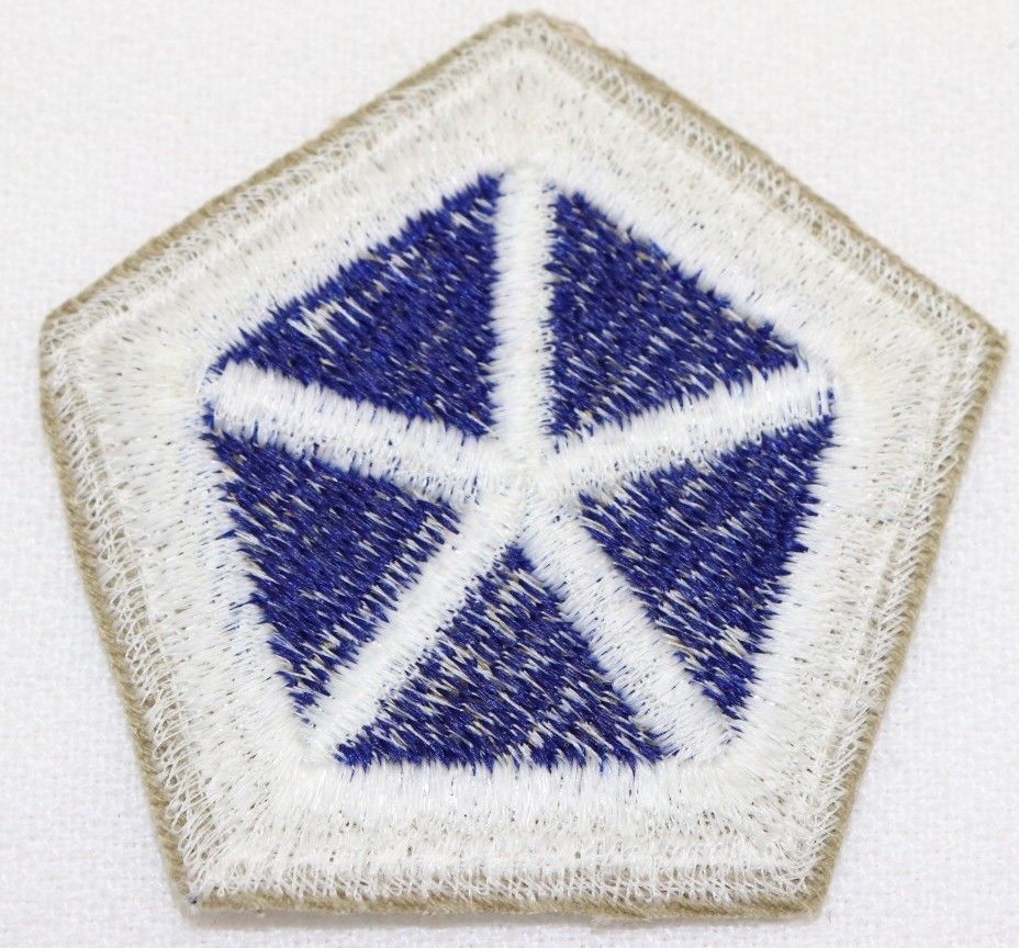WWII US Army 5th Corps Patch full color cut edge sew on style each ...