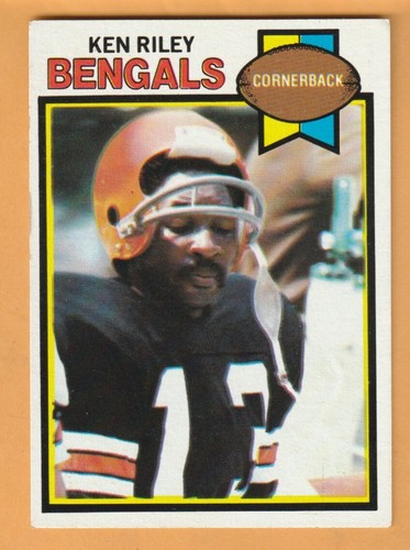 Ken Riley Cincinnati Bengals 1979 Topps #205 HOF Florida A&M | eBay