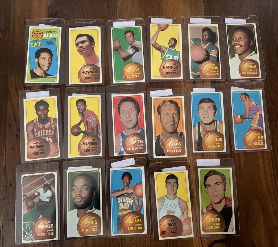 1970 - 1971 Topps Vintage Basketball Lot - 31 cards vg-ex to ex+ | eBay