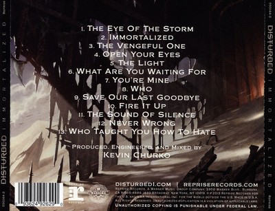 DISTURBED IMMORTALIZED [CLEAN] NEW CD 93624926290| eBay