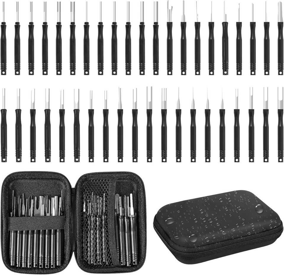 41 Pcs Depinning Tool Electrical Connector Pin Removal Tool Kit Pin ...