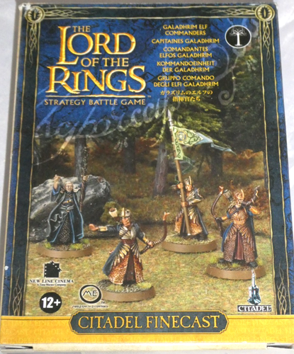 LOTR Lord of the Rings Galadhrim Elf Commanders Strategic Battle Game Citadel Fi | eBay Australia