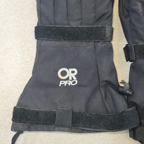 Outdoor Research OR Pro Ice Mitts GoreTex Black Winter Mittens Gloves ...