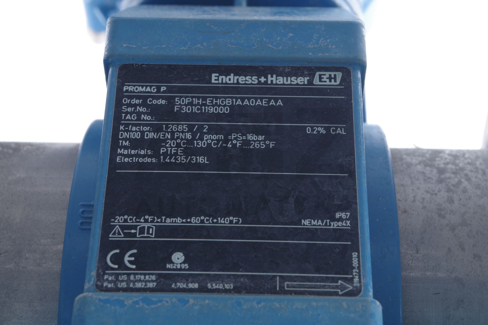 ENDRESS + HAUSER PROMAG P 50P1H-EHGB1AA0AEAA 50P1HEHGB1AA0AEAA | eBay