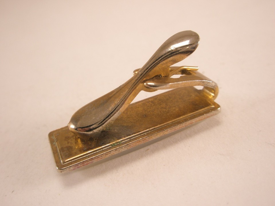 JIM Name Monogram Letters Initial Vintage TINY SMALL Tie Bar Clip james ...