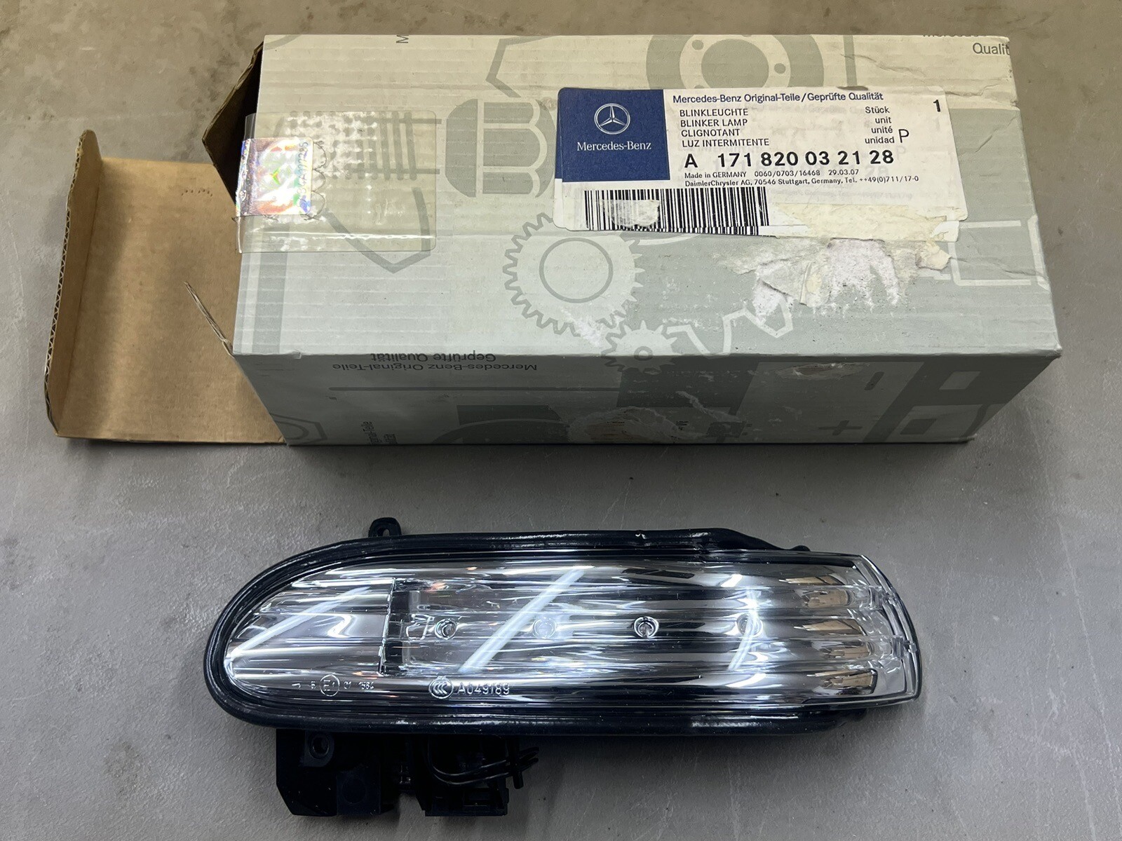 Mercedes-Benz Mirror Blinker Left for SLK 171 A1718200321 Genuine for ...