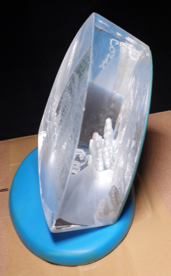 Vintage USSR plastic figurine Soviet Union Snow Winter landscape ...