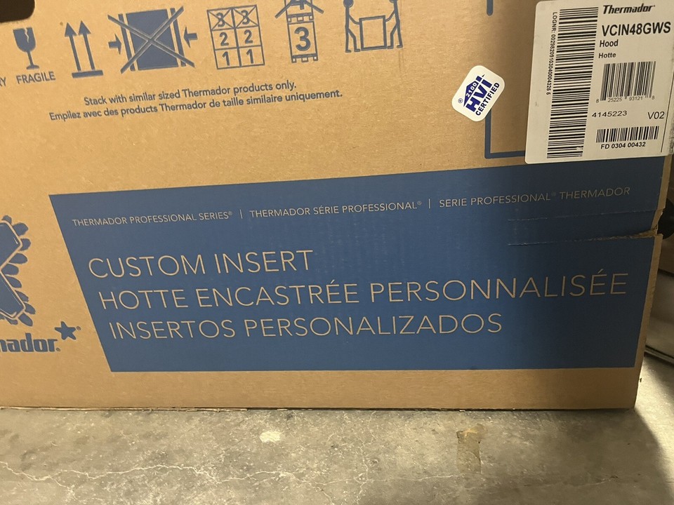 Thermador VCIN48GWS External Wall Mount Range Hood - Stainless Steel ...