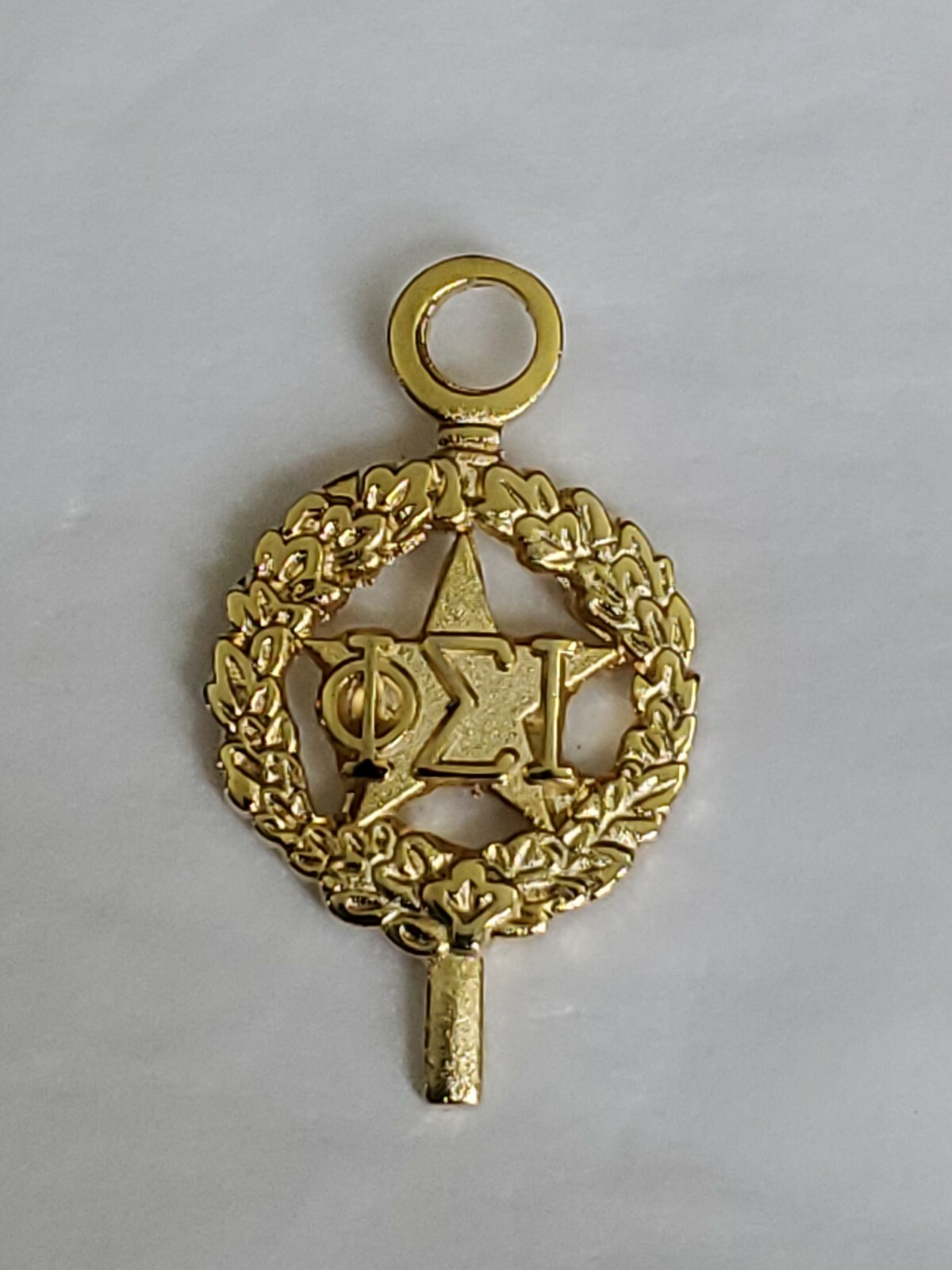 Phi Sigma Iota Key Pin Honor Society Foreign Language & Literature Gold ...