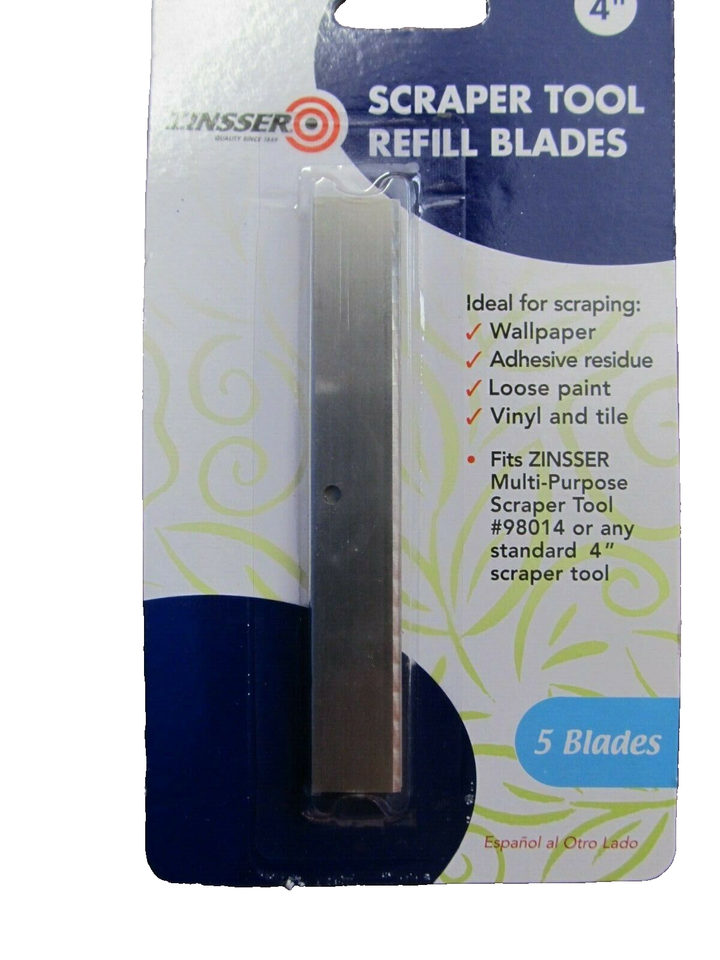 Zinsser 98015 4-Inch Scraper Refill Blades by Zinsser & Co NEW | eBay