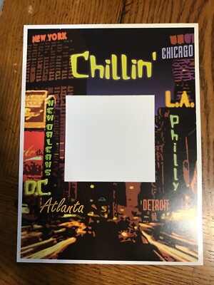 Cardboard Picture Frame 8¾" X 6” Chillin’ Tabletop Fits Pics Approx 3 ...