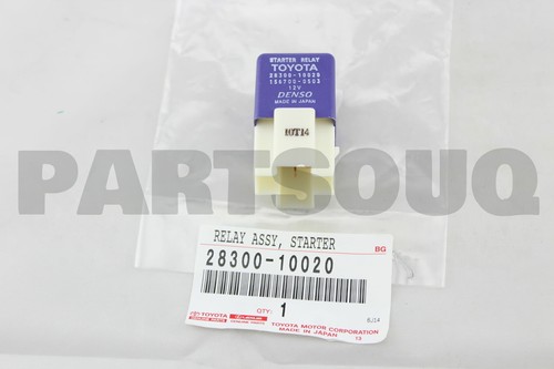 2830010020 Genuine Toyota RELAY ASSY, STARTER 28300-10020 | eBay