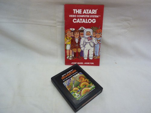 Atari 2600 Game ADVENTURE Picture Label w/ Catalog Fully Tested FAST ...