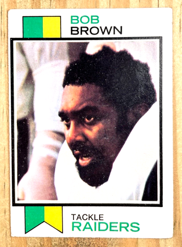1973 TOPPS BOB BROWN CARD#160 NEBRASKA PHILADELPHIA EAGLES OAKLAND ...