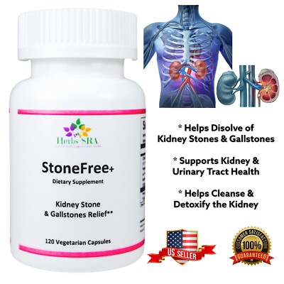 STONE FREE 120 Capsule Kidney Stone Remove, Gallbladder stone Cleanser ...
