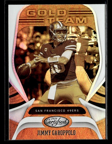 2020 Panini Certified #GT-JG Jimmy Garoppolo Gold Team card | eBay