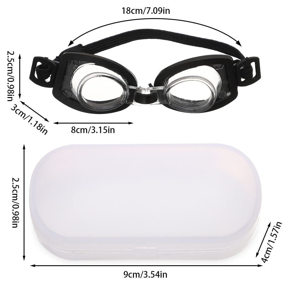 Swimming Goggles Miniature Diving Eyeglass Black Frame Glasses Toy ...
