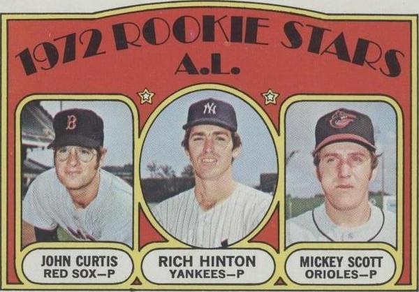 1972 Topps - High # Rookie Stars A.L. #724 John Curtis, Mickey Scott ...
