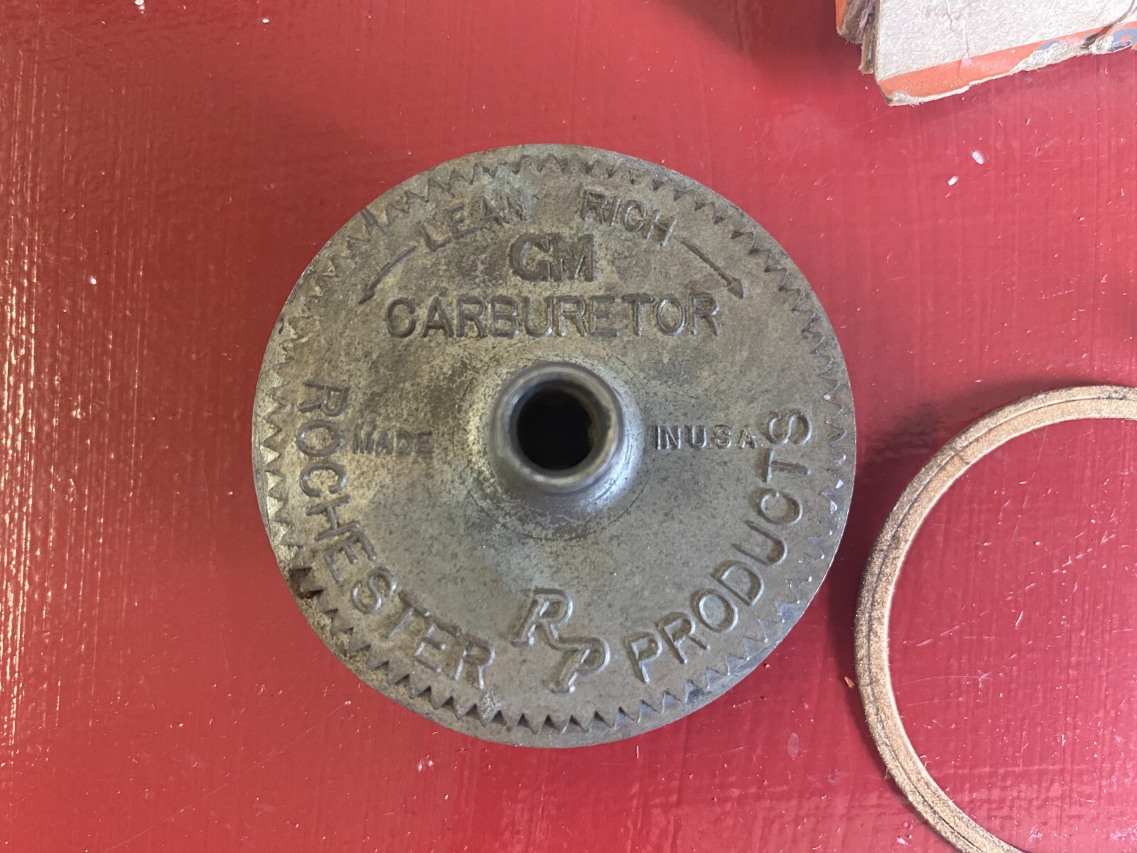 1954 1955 56 1957 CHEVROLET 6CYL CARB CHOKE STAT COVER & COIL ROCHESTER ...