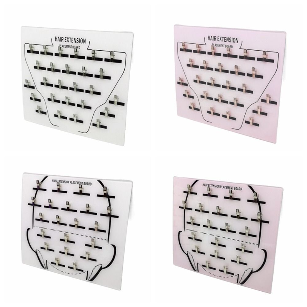 Acrylic Tape in Placement Board Durable Hair Display Board for Salons ...