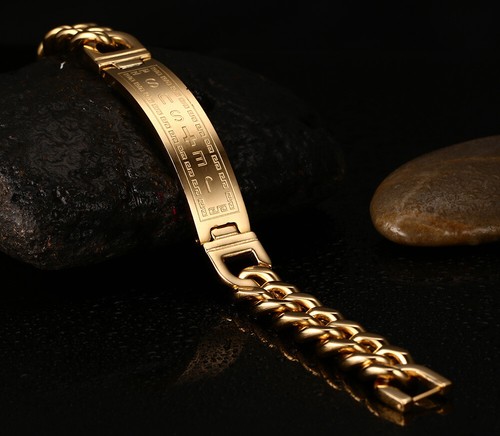 21CM Titanium Steel Jewelry Cross Bend Men's And Women's Bracelets 2 ...