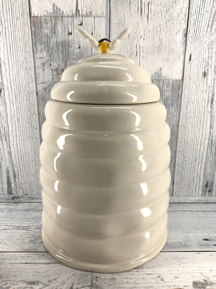 "NEW" Rae Dunn by Magenta "BEE KIND" Large Bee Hive Canister (VHTF) | eBay