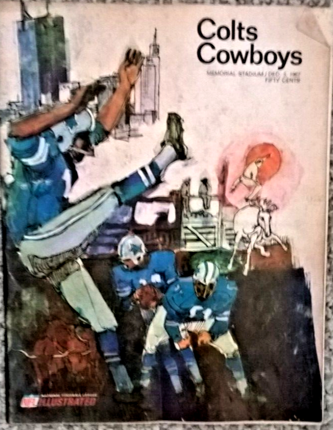 1967 Baltimore Colts v Dallas Cowboys Program 12/3/1967 | eBay