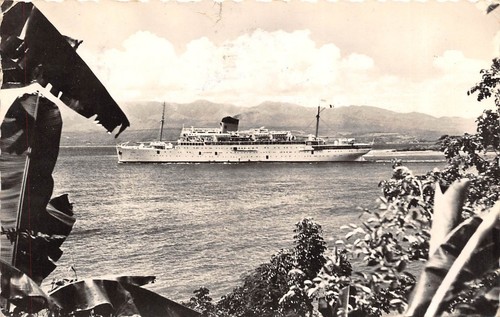 BR40650 French Line Colombie Compagnie generale transatlantique ship ...