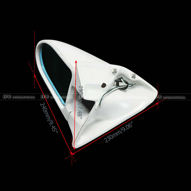 For Mazda RX7 FD3S LHD 2pcs Rearview Rear View Mirror Trim Mirrors FRP ...