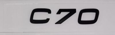 For VOLVO C70 Rear Boot Trunk Emblem Sticker Letter Badge Gloss Black ...