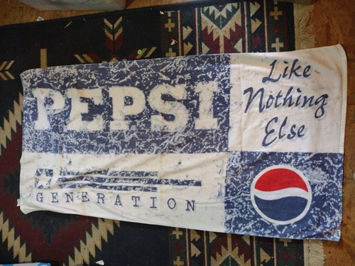 VTG GENERATION LIKE NOTHING LIKE NOTHING ELSE PEPSI BEACH TOWEL ...