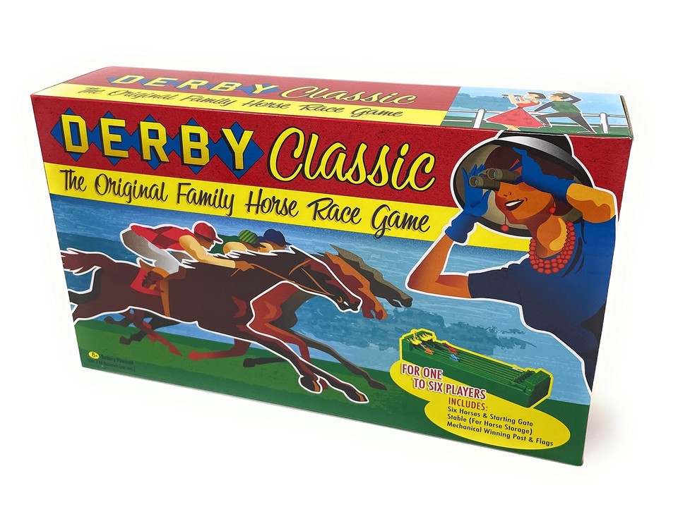 Desktop Derby Horse Race Game Miniature Racing Game with 6 Horses | eBay