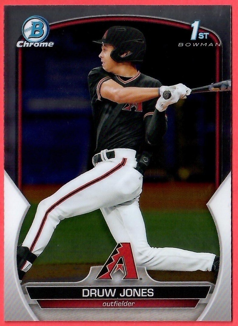 2023 Bowman Chrome Drew Jones 1st Bowman Base #BCP-25 Arizona ...