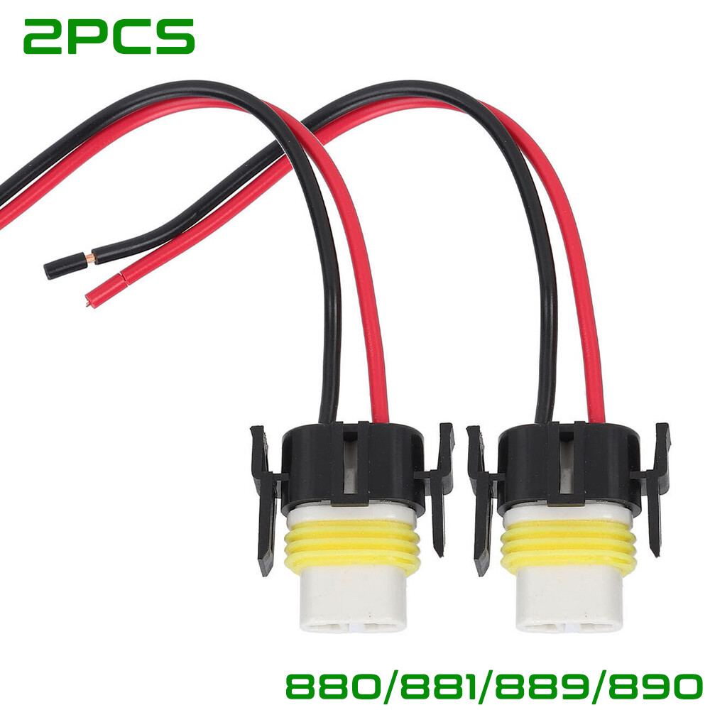 2pcs 881 880 889 899 898 Ceramic Socket Wiring Harness Pigtail Female ...