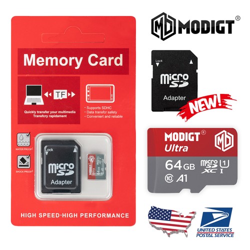Set of(10) 64GB SD Card Class 10 140MB/S MicroSD Micro SDHC TF Memory ...