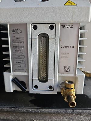Leybold TRIVAC D16B 160141V150-1 Rotary Vane Vacuum Pump 1750RPM 120 ...