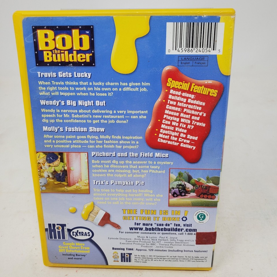 2 Bob The Builder DVDs: Getting The Job Done and Digging for Treasure ...
