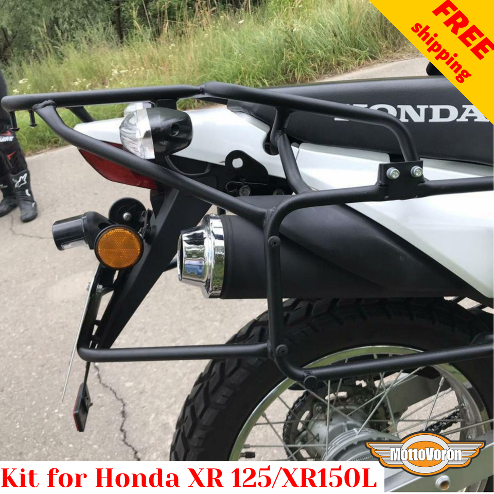 For Honda XR150L Luggage rack system XR 125 Engine guard XR125L Kit ...