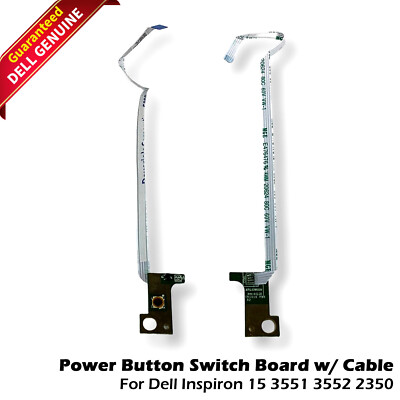 Lot x 2 Dell Inspiron 15 3551 3552 2350 Power Button switch board W ...