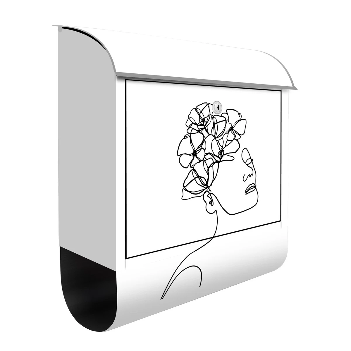 Mail Box With Letter Clip Art