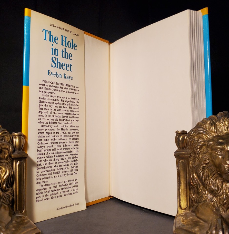 The Hole in the Sheet- Modern Women & Judaism by E. Kaye / 1987 - Lyle ...