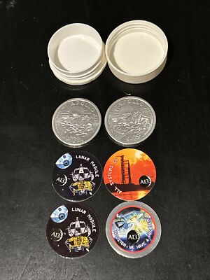 Vintage Apollo XIII 13 Space Token Coin 1995 UCS A13 Aluminum Pog ...