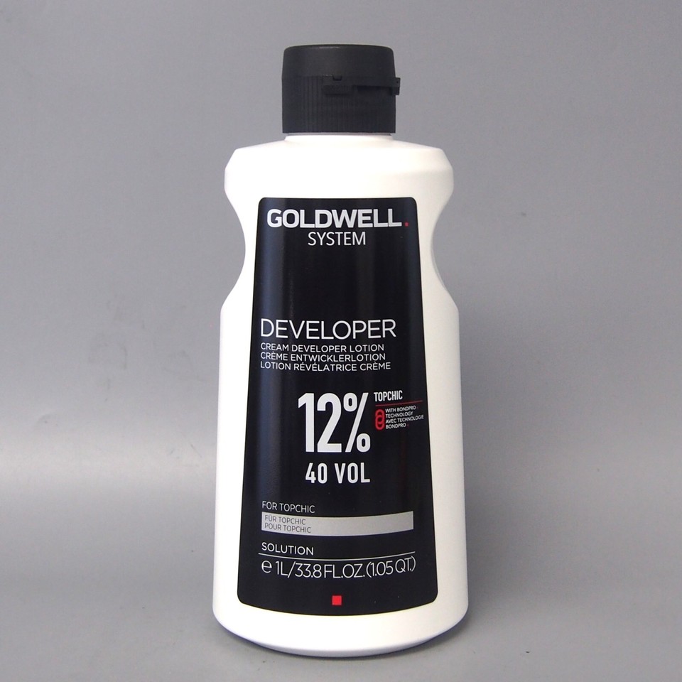 Goldwell Topchic 10,20,30,40 Volume Developer Lotion 32oz/1000ml ...
