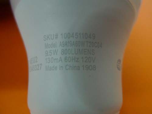 Ecosmart LED 60w Replacement Dimmable Bulb A9A19A60WT20C04 4 Pack ...