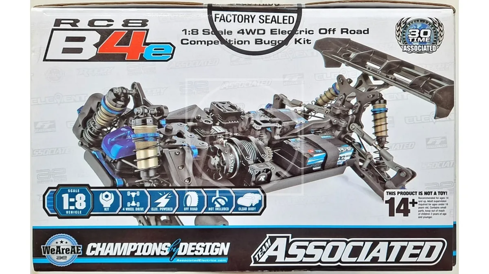 Team Associated RC8B4e Team Kit 1:8 4WD Electric Off Road Comp Buggy ...