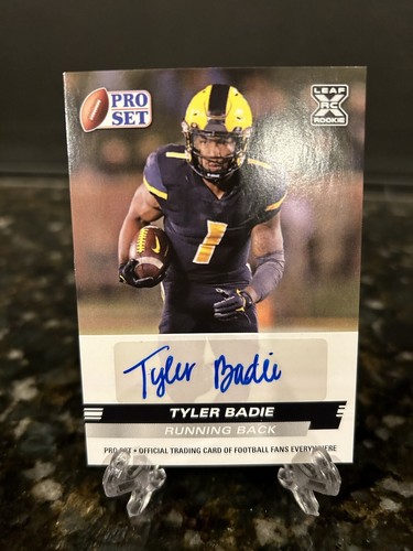 2022 Leaf Pro Set XRC Auto Tyler Badie Rookie #PSA-TB1 | eBay