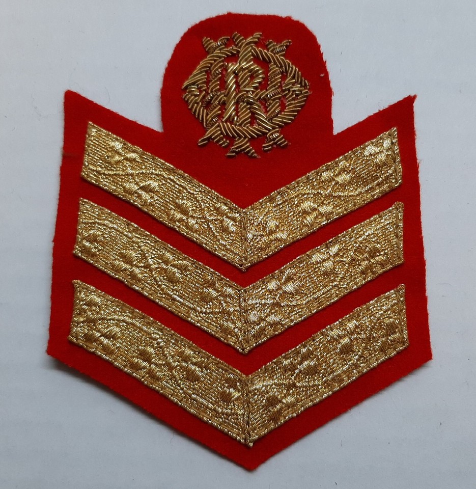 Queens Royal Irish Hussars NCOs 3 Bar Chevron Old Pattern British Army ...
